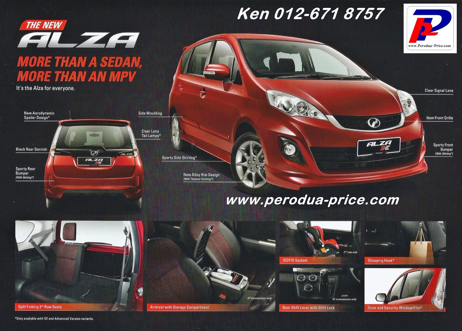 Perodua Alza 2014- Call 012-671 8757: Perodua Alza Baharu 2014 | Price List