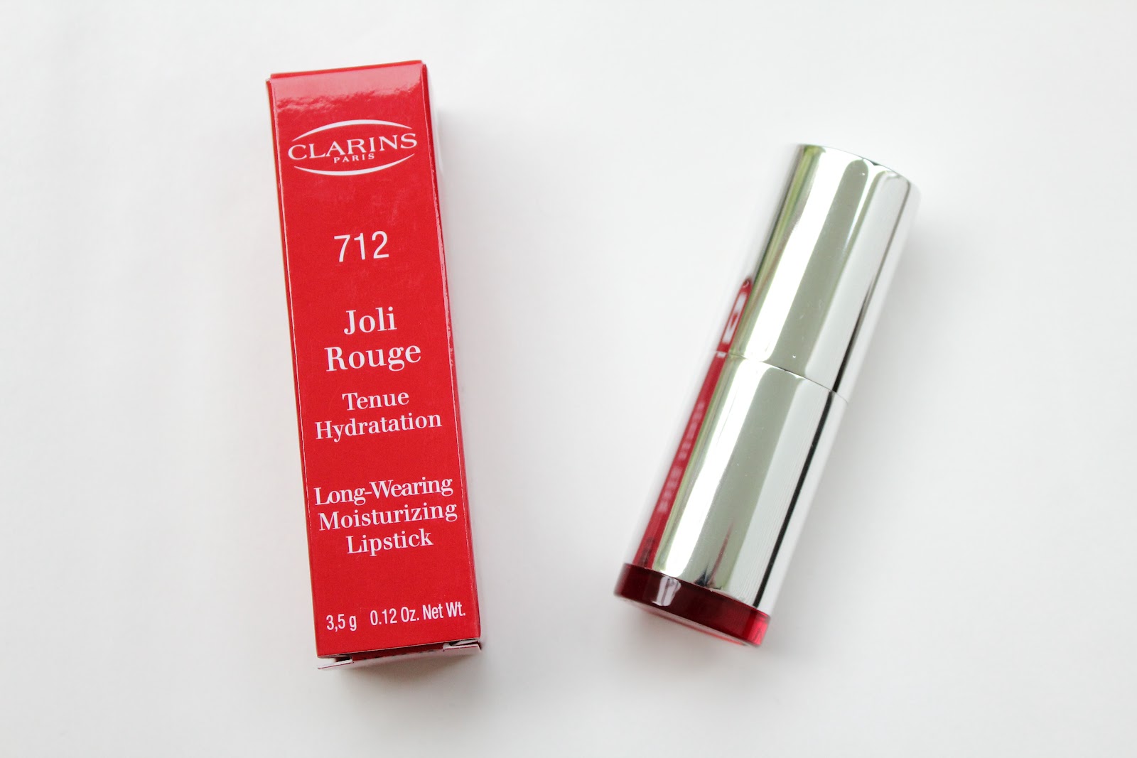 thesmalllittlethingsinlife: Clarins Joli Rouge in #712 Baby Rose
