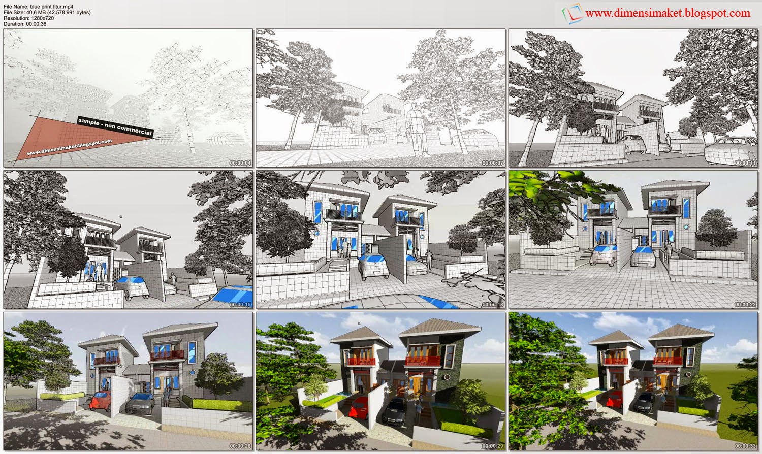 Contoh Penerapan Style Rendering dalam Animasi
