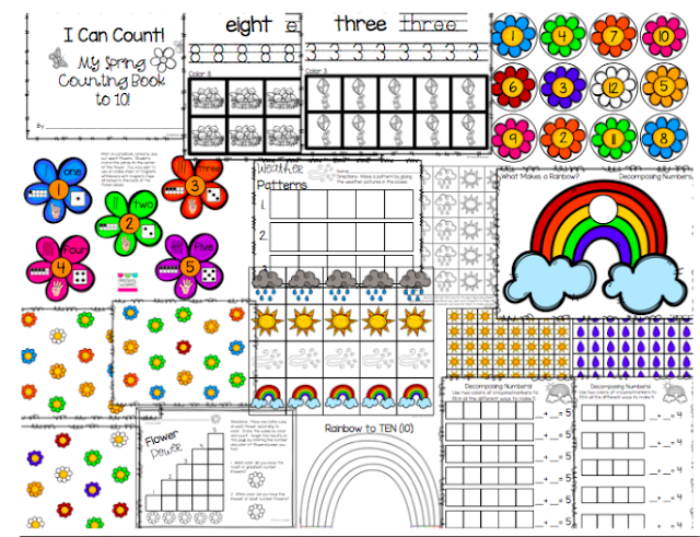Preschool Wonders: Spring Themed Learning Fun and a FREEBIE!