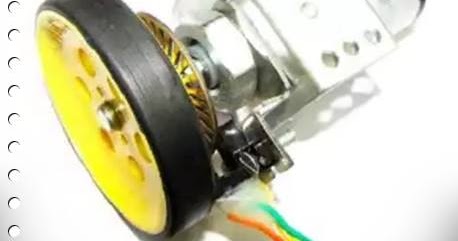 2R Hardware & Electronics: 100 RPM Encoder motor with wheel assembly