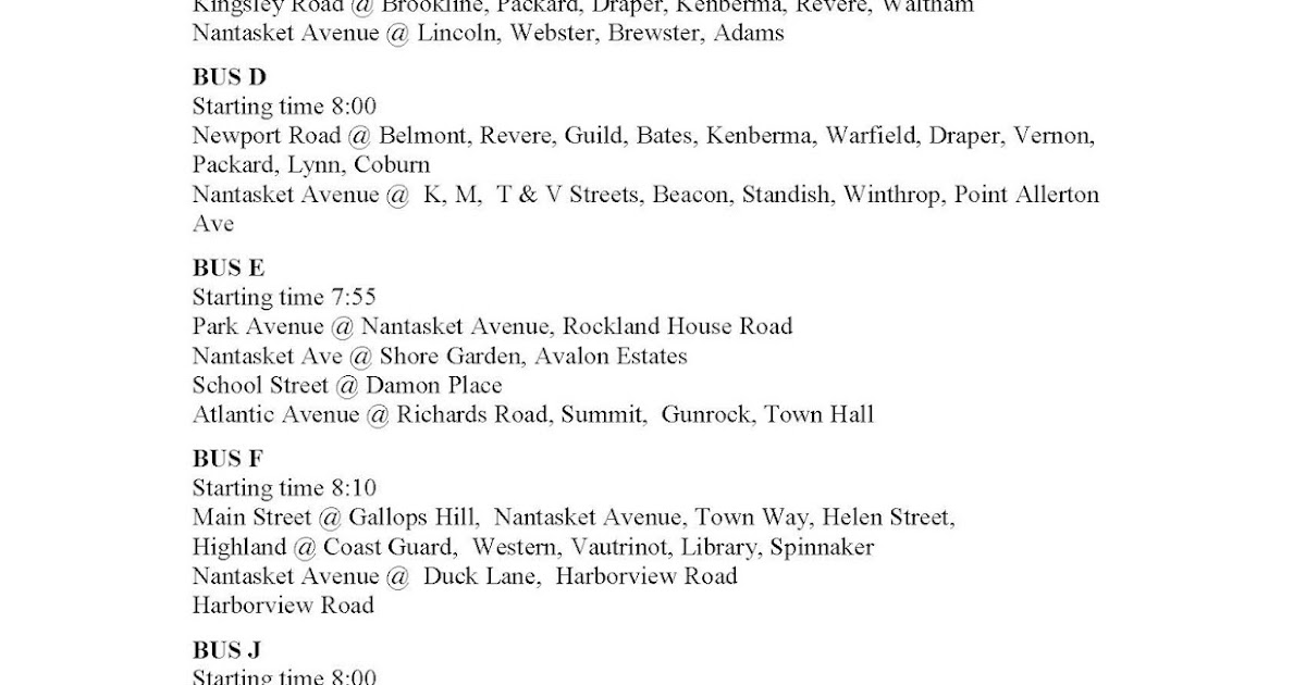 Hull Public Schools Blog: 2017-2018 Bus Routes