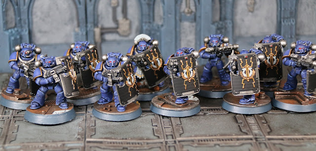 A second Ultramarine Breacher Squad