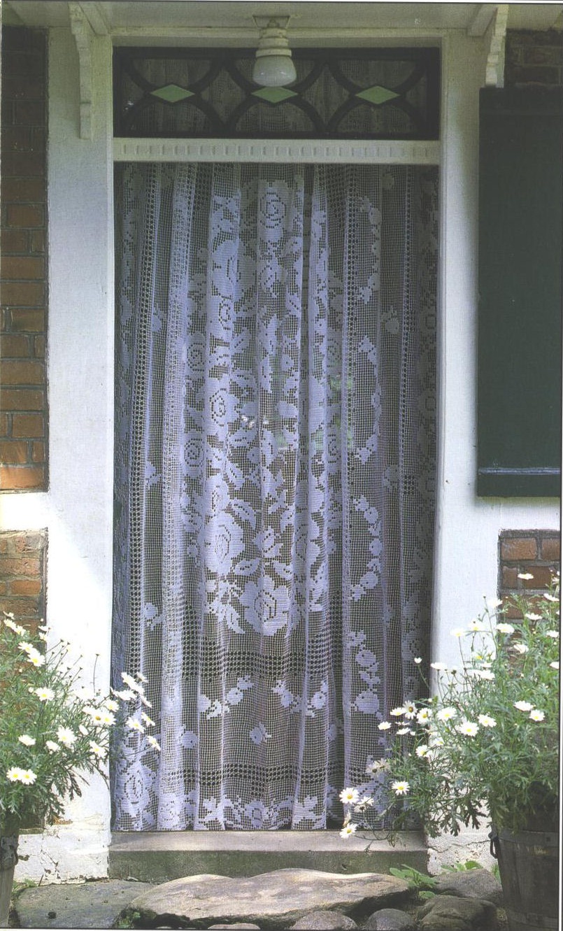 Needle-Works Butterfly: Filet Crochet Curtains