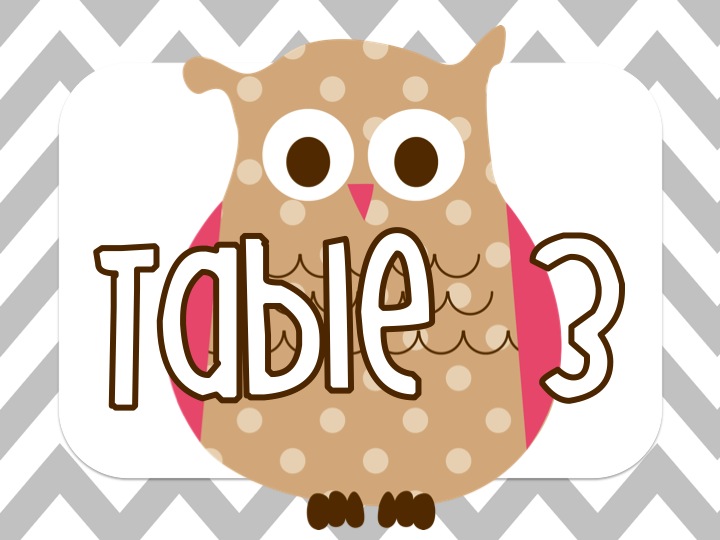 Back to School Word Work and Free Table Labels | The Lemonade Stand
