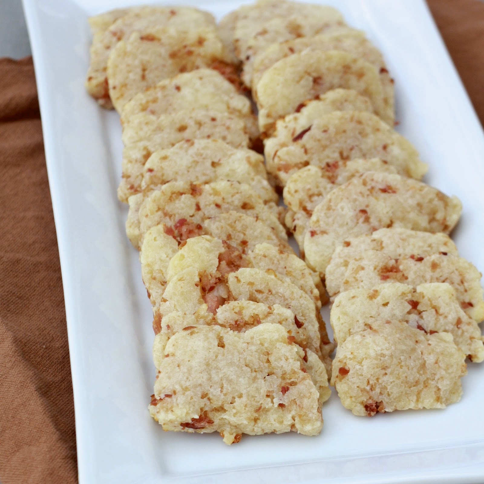 Bacon Parmesan Shortbread | The Sweets Life