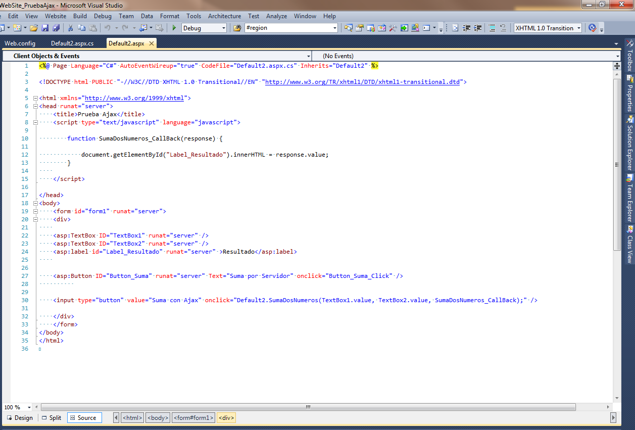 Progra, Mecatronica y mas: Uso de Ajax con ASP y C# Progra, Mecatronica y mas: Uso de Ajax con ASP y C#