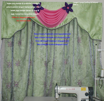 Belajar Jahit Langsir Cara Mudah Hanya dlm 1 Hari ( Rogayah Ghazali ...