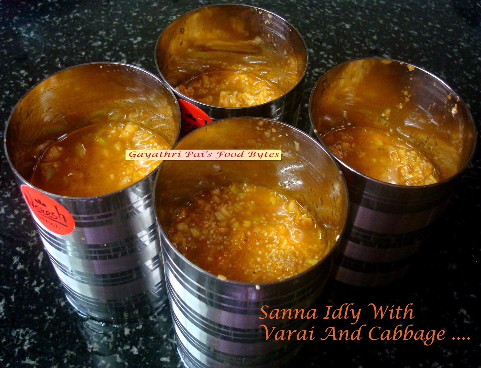 Gayathri Pai's Food Bytes: Spicy Sanna Idly With Varai (Indian barnyard ...
