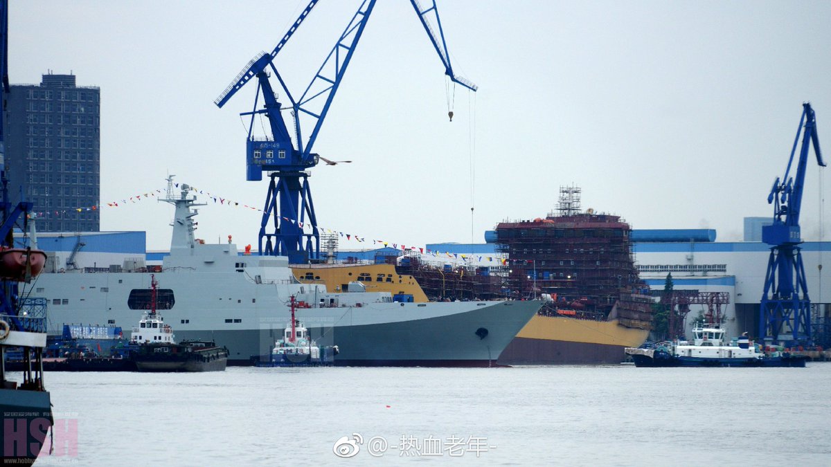 AAG_th บันทึกประจำวัน: จีนปล่อยเรืออู่ยกพลขึ้นบก Type 071 LPD ลำที่ห้า ...