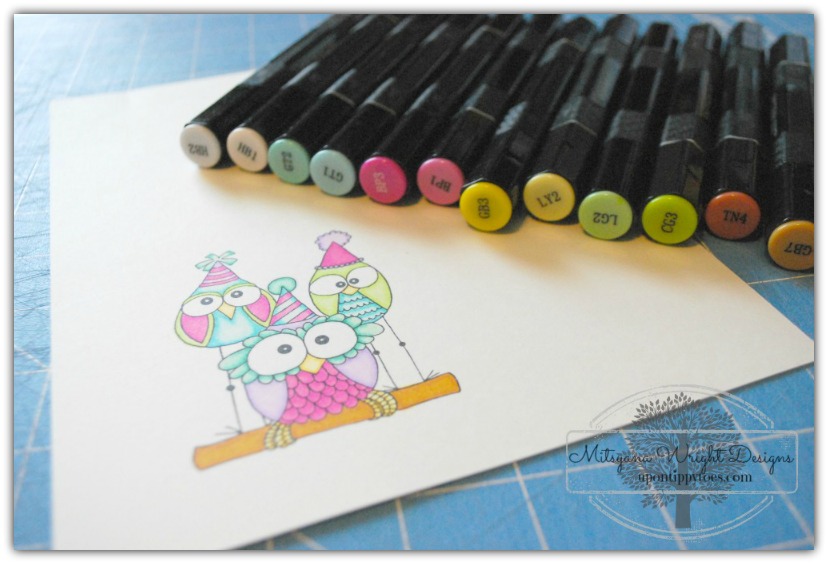 Owl of Us Birthday Card - Craftwell Blog