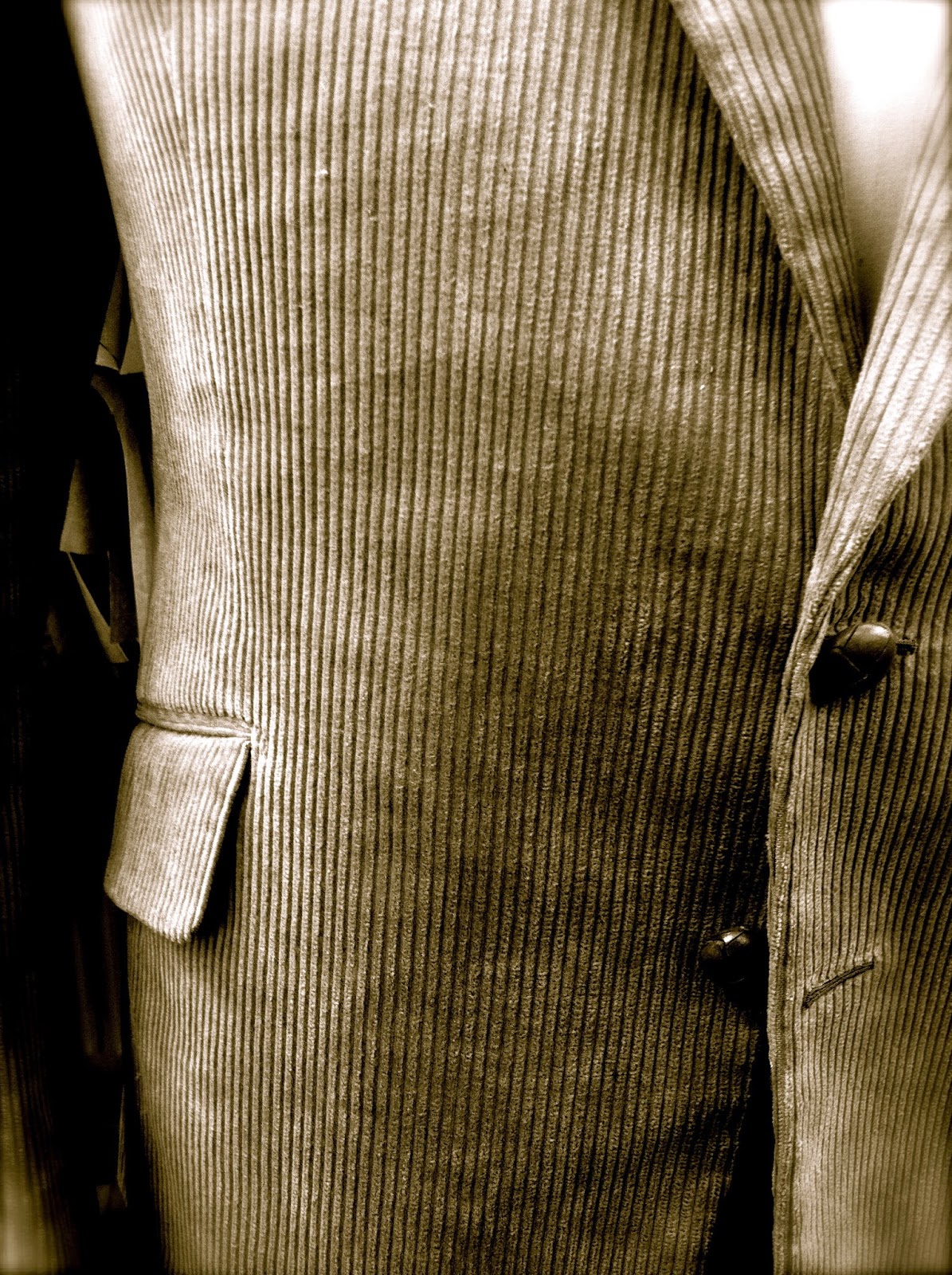 DAVIDE TAUB: Heavy Cotton 'Manchester Cloth' Bespoke Jumbo Corduroy ...