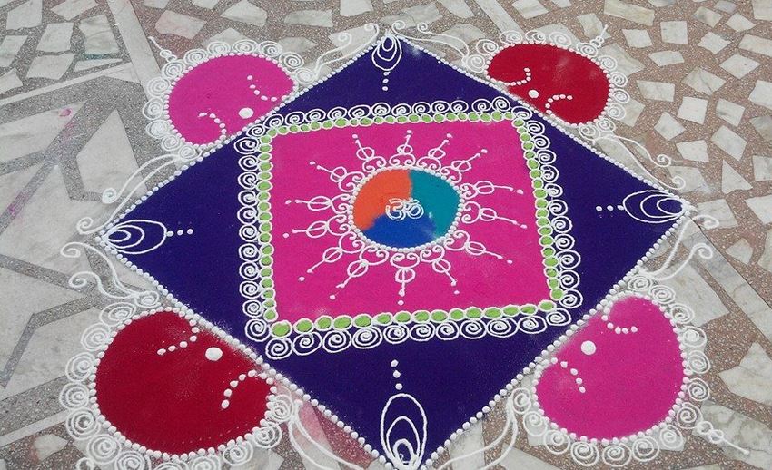 Unique Rangoli Designs For Holi ~ Art Magazine