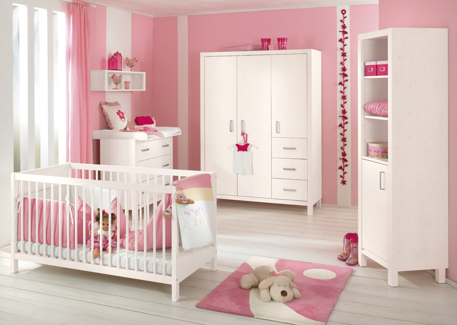 Habitaciones de bebé en color rosa - Ideas para decorar dormitorios