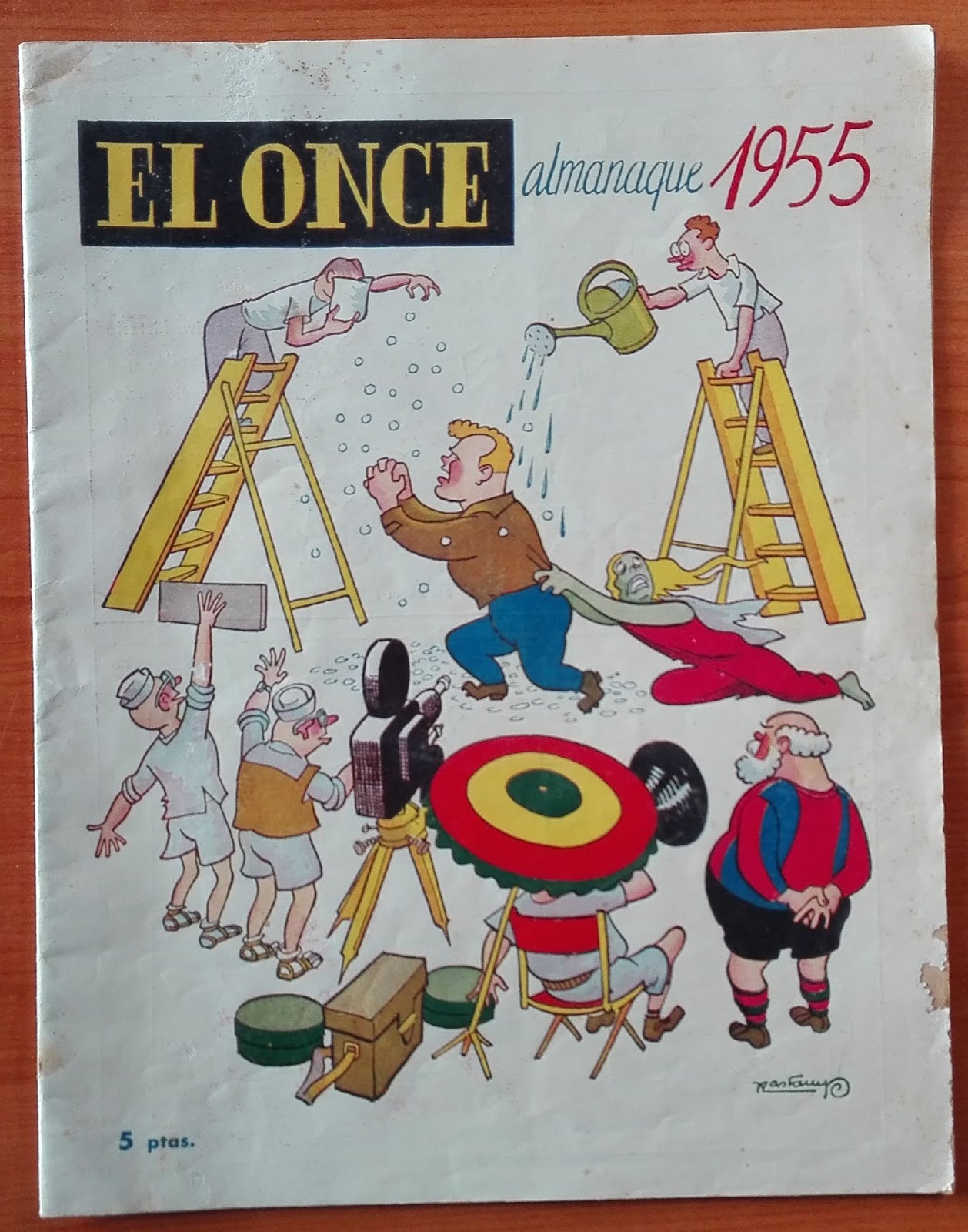 Mi colección de almanaques: Almanaque El once (9 ejemplares)