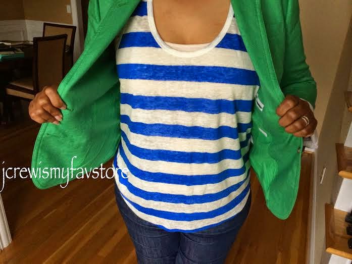 J. Crew Linen Tank in Stripe - Really Rynetta