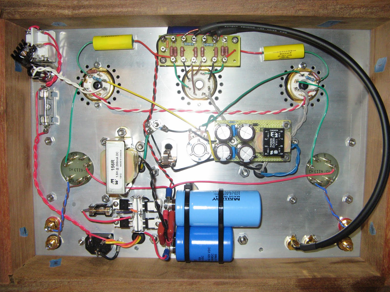 Making of a Tube Amp: Final 2 evenings of building...
