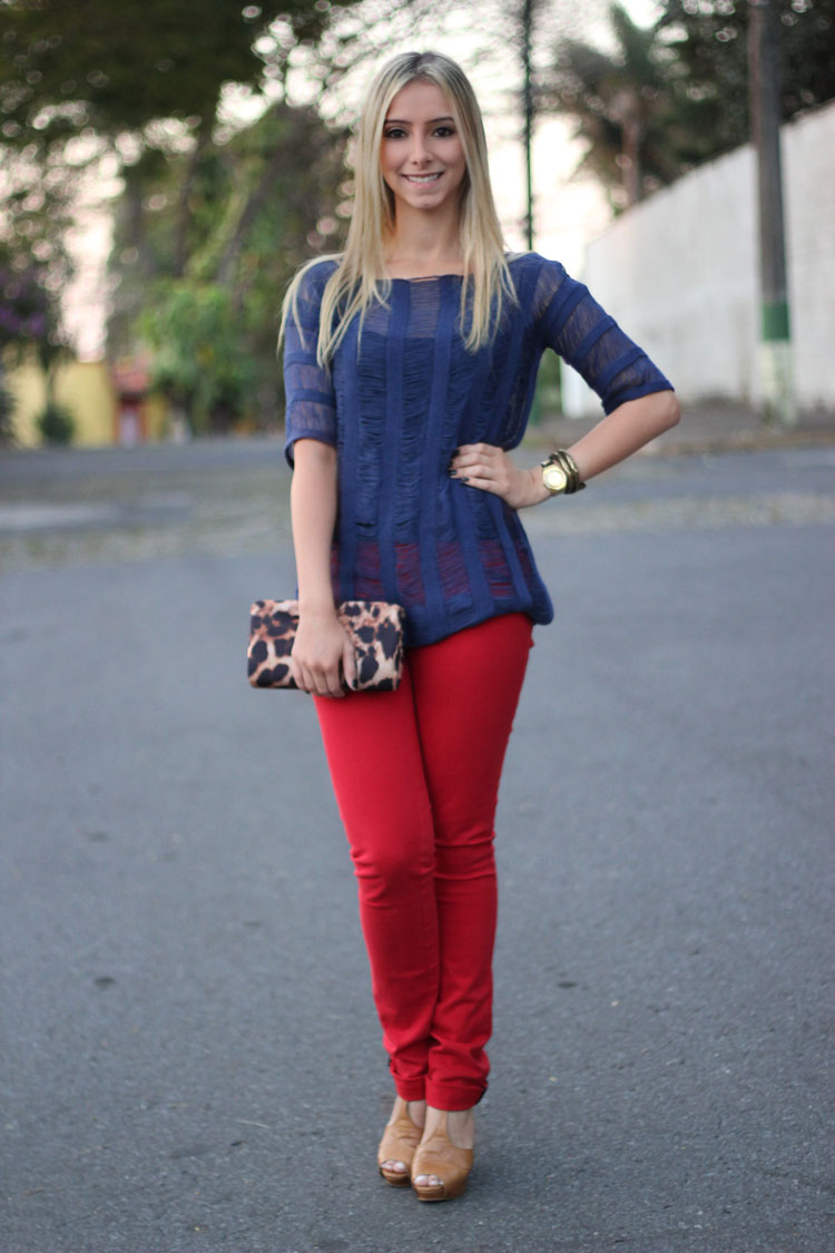 Mulheres Juntas \ôôô/: Looks com roupas coloridas (cores complementares)