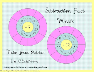 Math Wheels - Classroom Freebies
