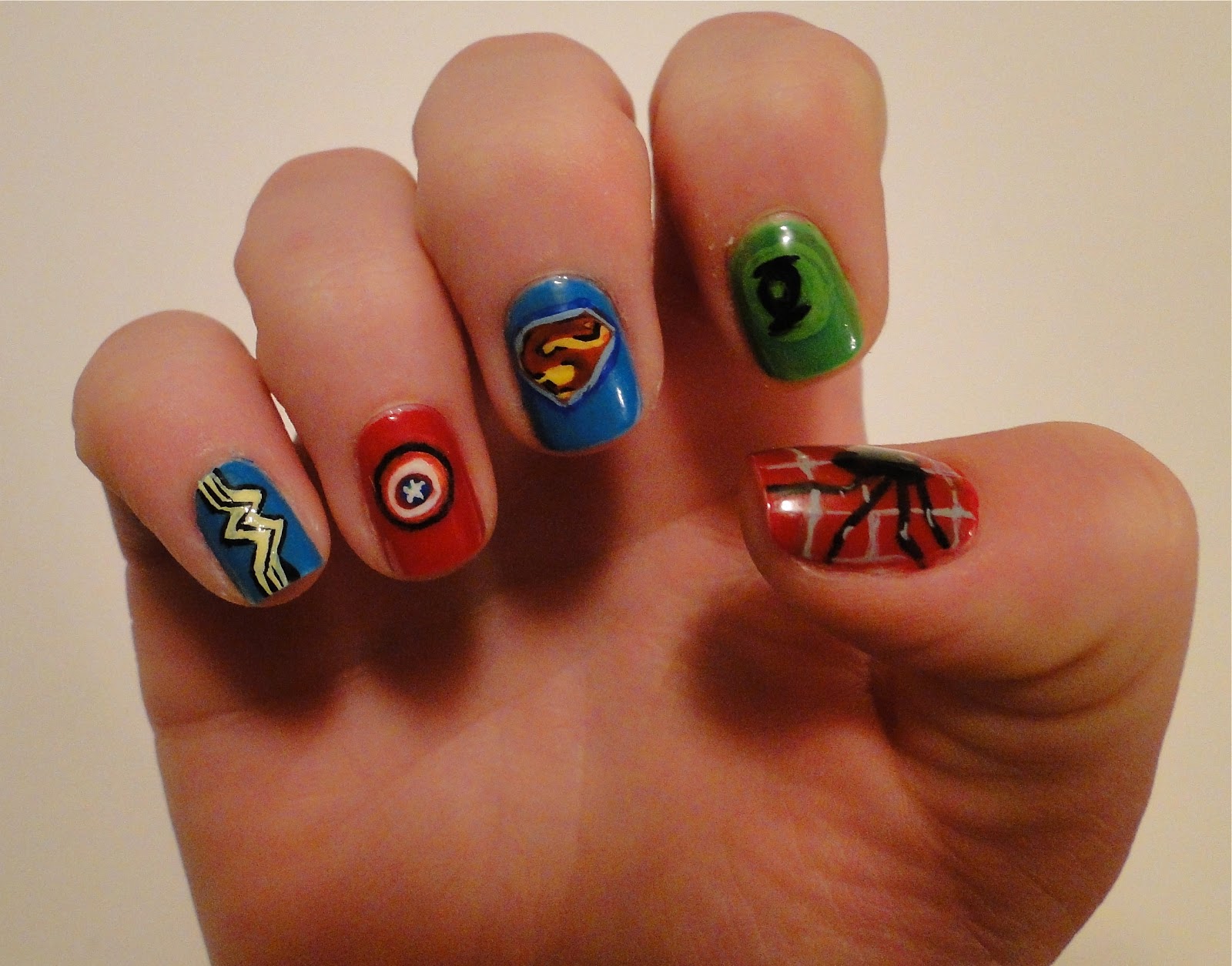 WeeklyWackyNails: Superhero Nail Art