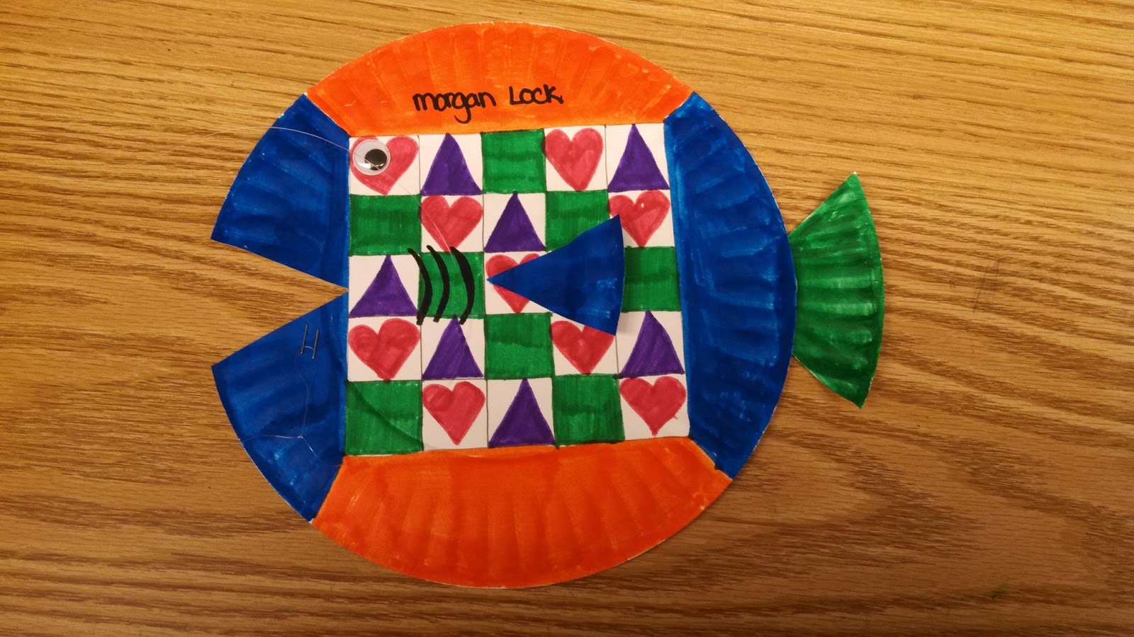 Morgan Lock's Art Blog : Gone Fishing With Paper Plate Fish