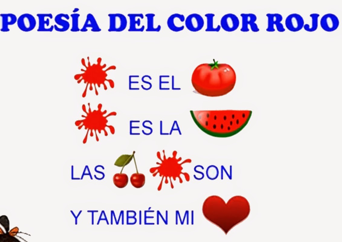 PEQUEAULA DE ELENA: Poesía del color rojo