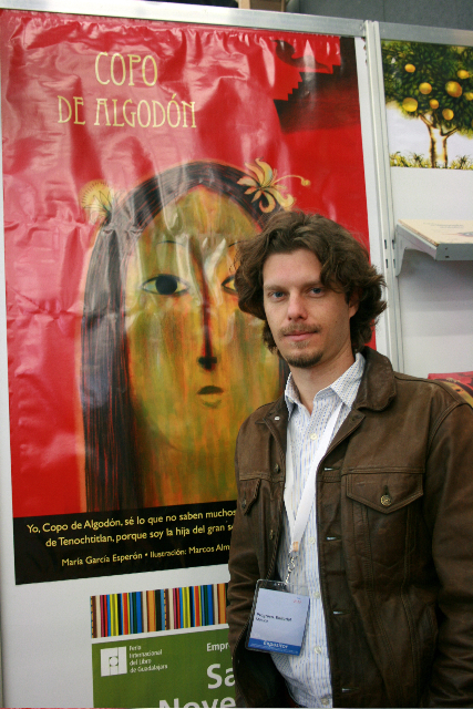 Un saludo dibujo de Marcos Almada Rivero ~ Verso en Nubes