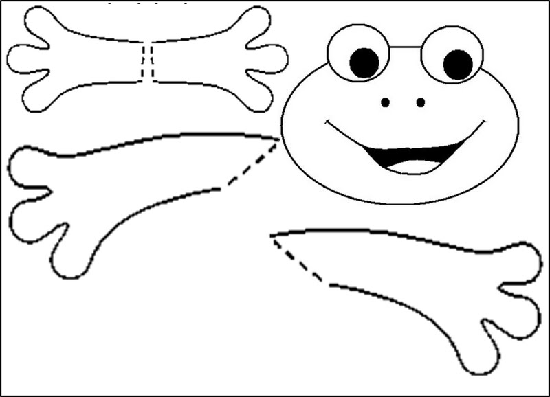 Como hacer unas patas de rana con fomi para las manos - Imagui