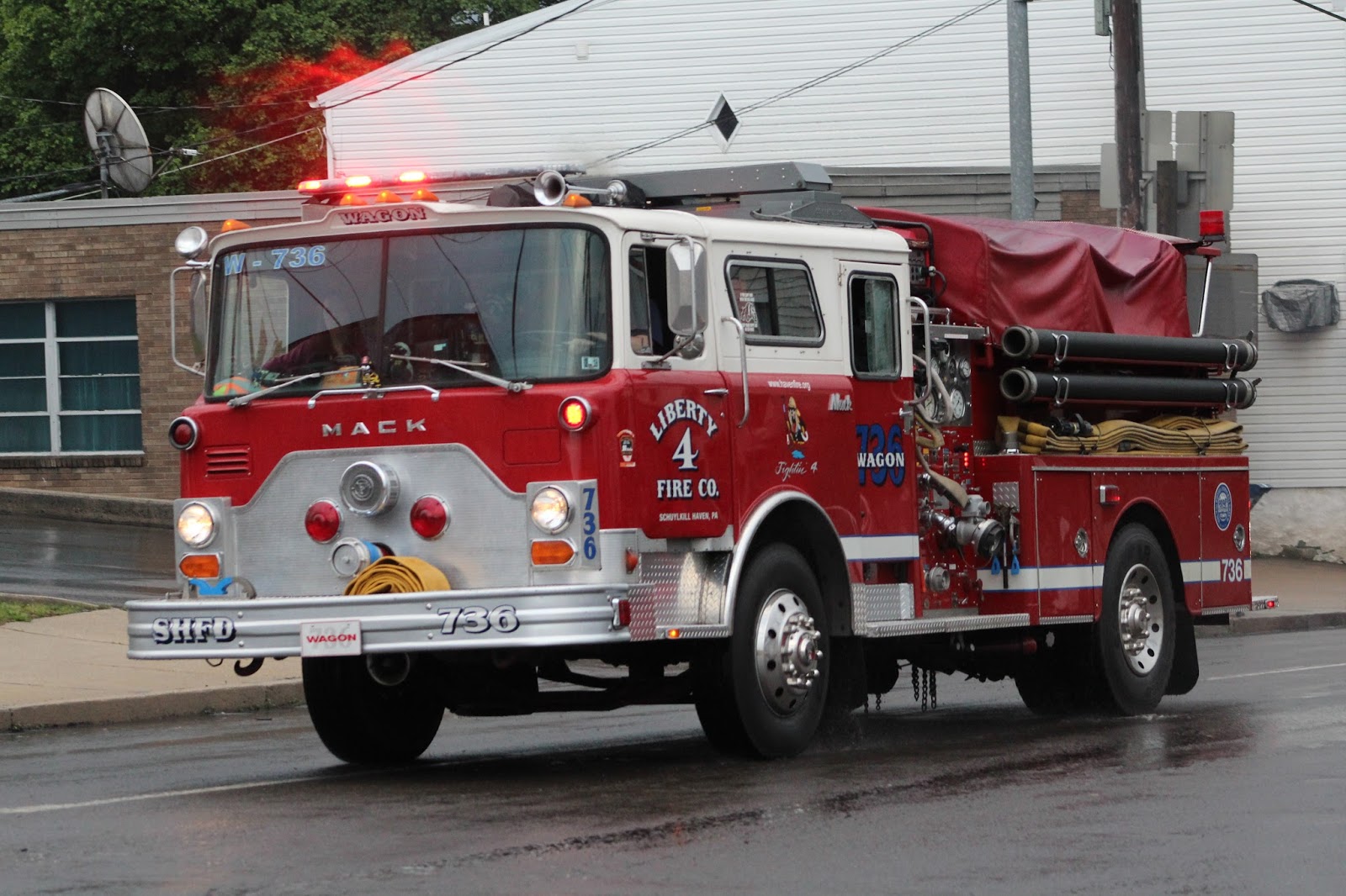 Friendship Fire Company Kicks Off Block Party with Fire Truck Parade