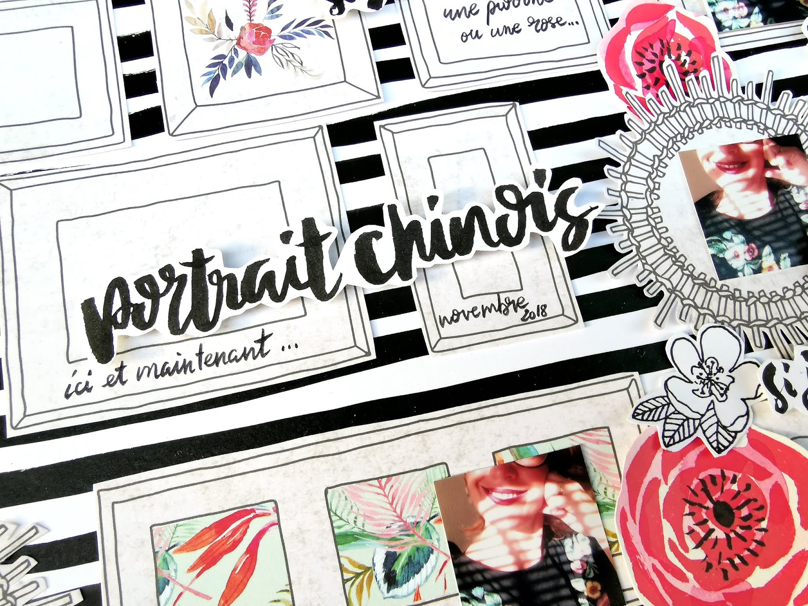 Little moments in my life: Portrait chinois - DT Les Ateliers de Karine