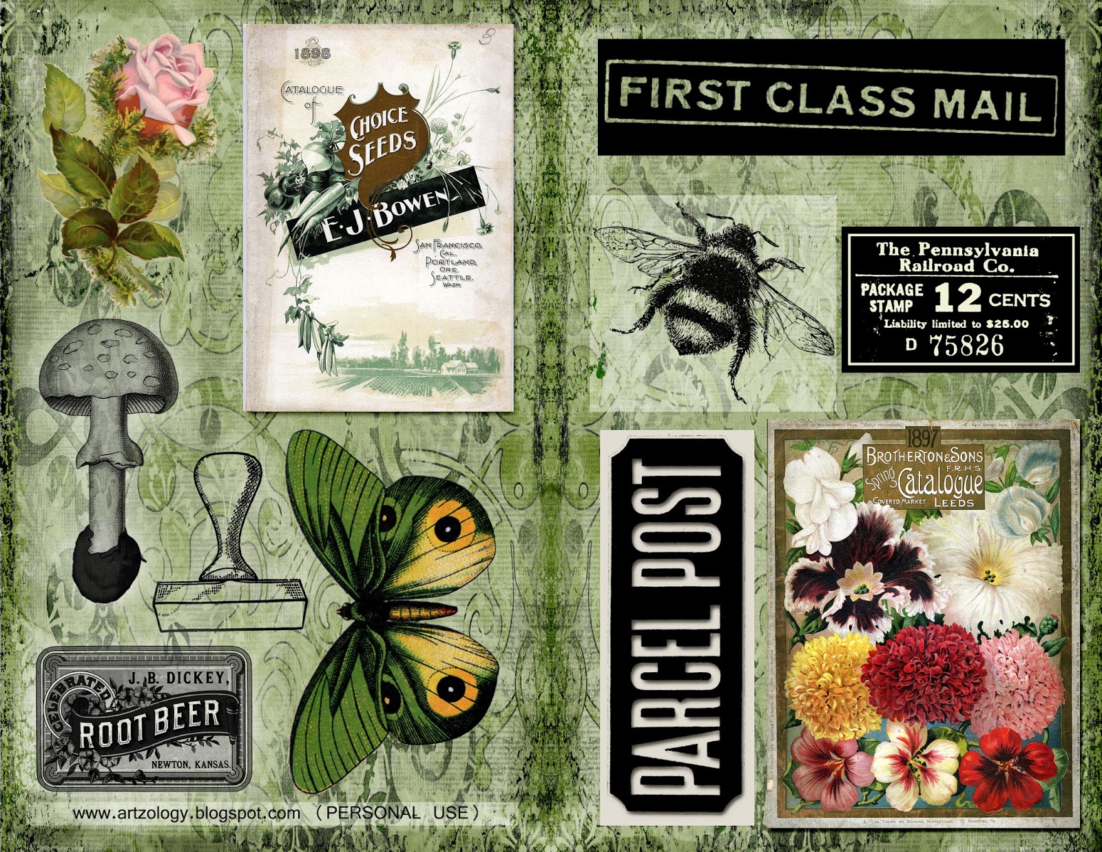 Artzology: FREE Collage Zine