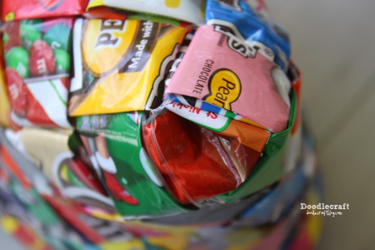 CANDY WRAPPER Woven Purse/Bag!