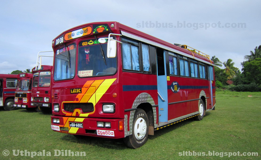 SLTB buses - ශ්‍රී ලංගම බස්: Latec TATA LP 1510/52 bus from SLTB ...