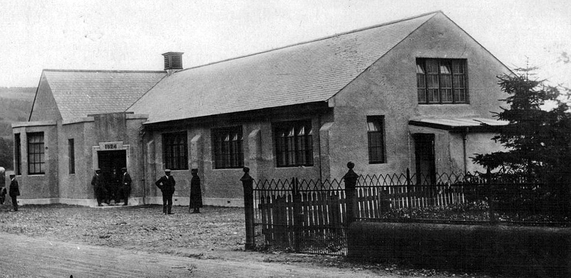 Tour Scotland: Old Photograph Village Hall Grandtully Perthshire Scotland