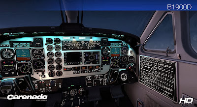 AirDailyX: First Carenado B1900D Night Cockpit Shots!