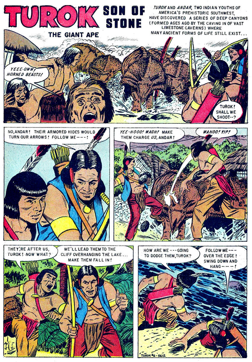 Pappy's Golden Age Comics Blogzine: Number 1245: Turok kicks out Kong