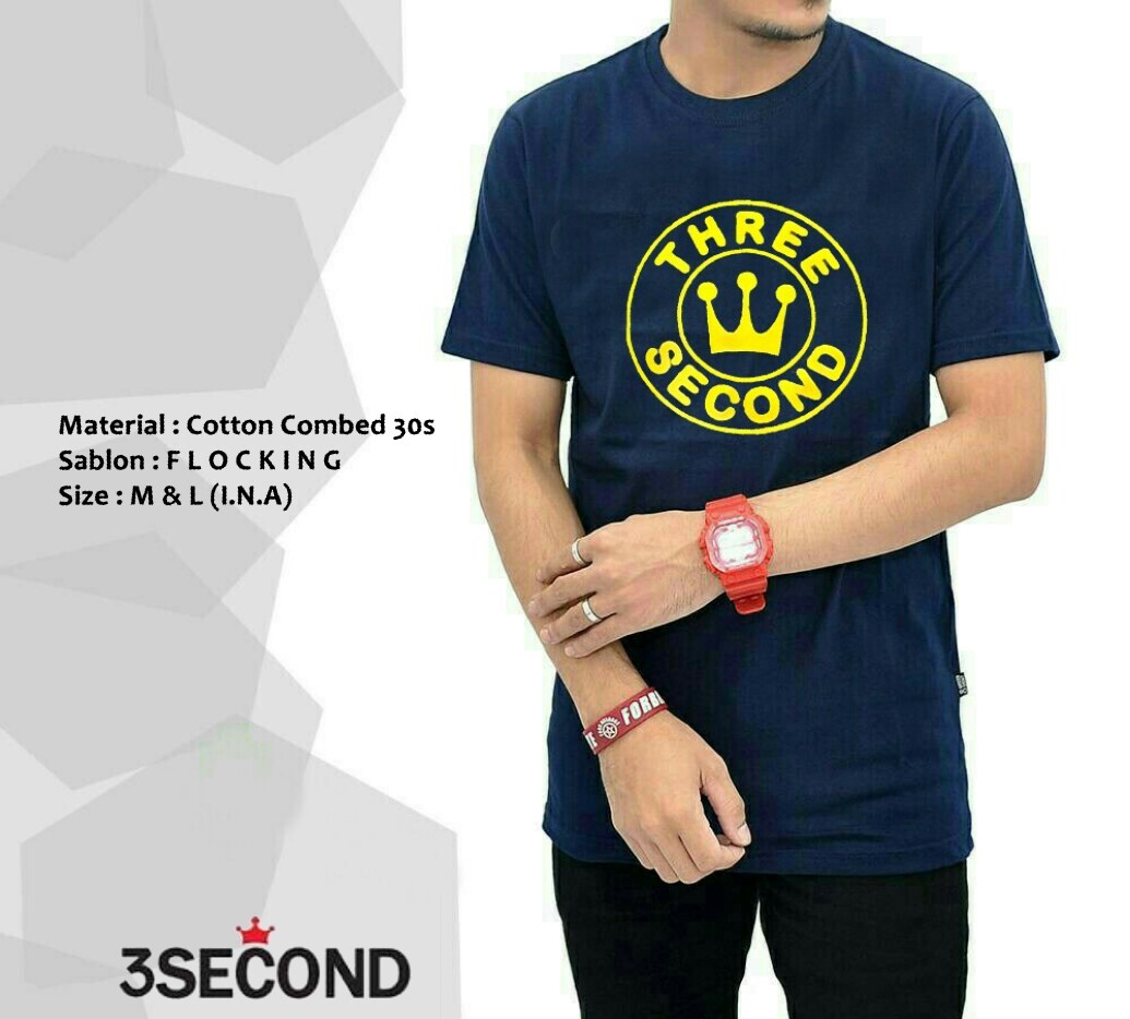 Kaos Distro 3 Second Bandung: Galeri Kaos 3Second Februari 2018