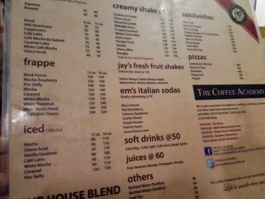 Coffee Academy: Chocolate and Brewed Coffee