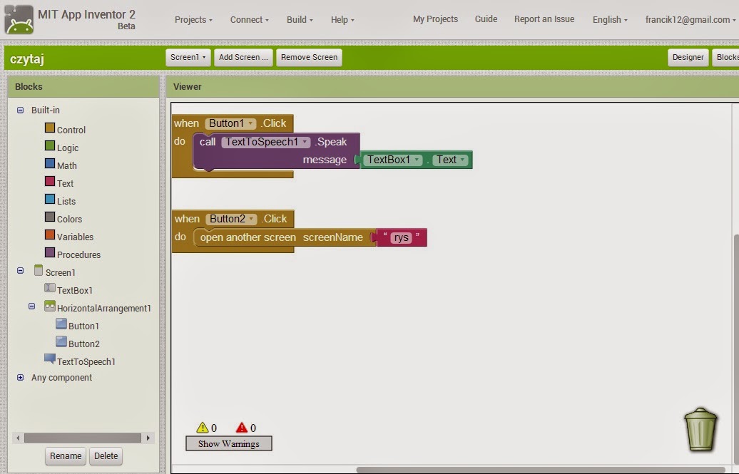 mit app inventor jak zrobic Przykład aplikacji w mit app inventor 2 ...