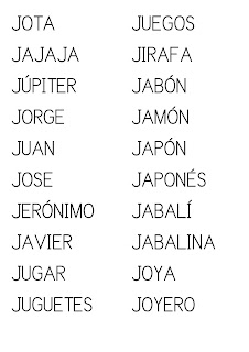 Juntos descubrimos el mundo: LETRA PROTAGONISTA ("j")