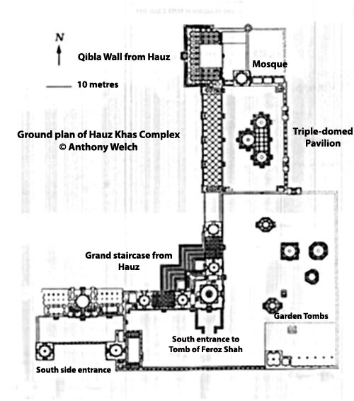 Pixelated Memories: Hauz Khas Complex, New Delhi