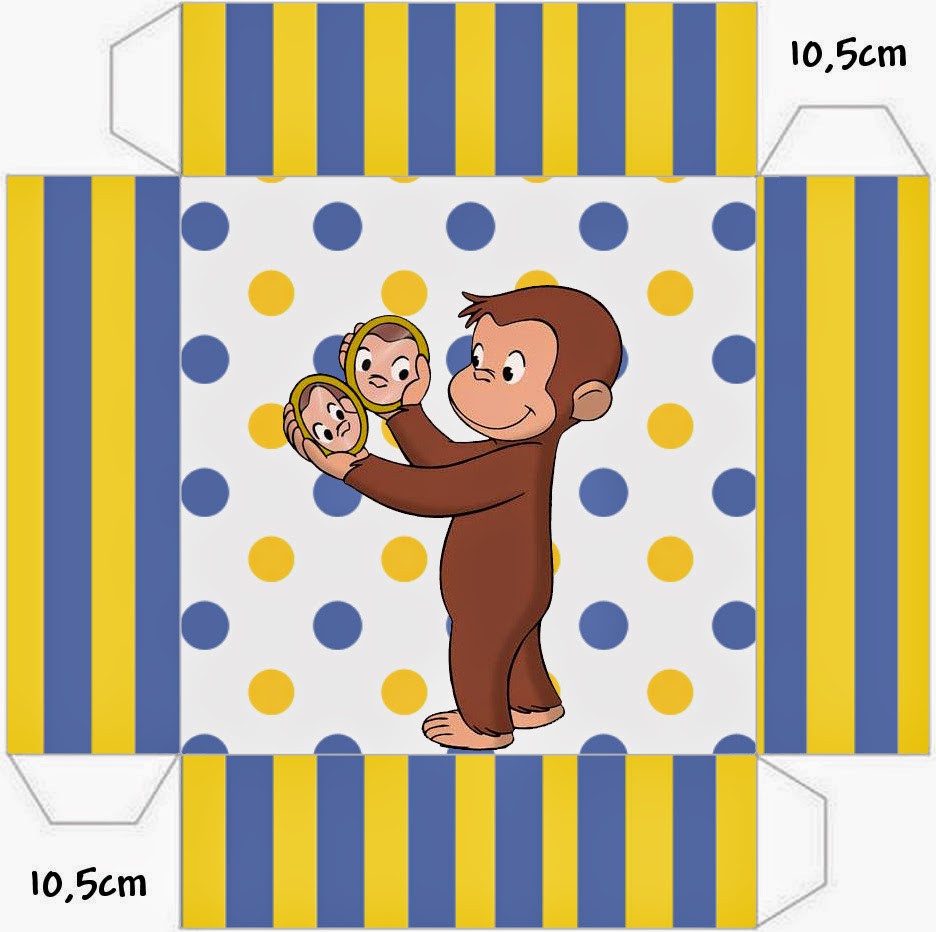 Curious George: Free Printable Boxes. - Oh My Fiesta! in english