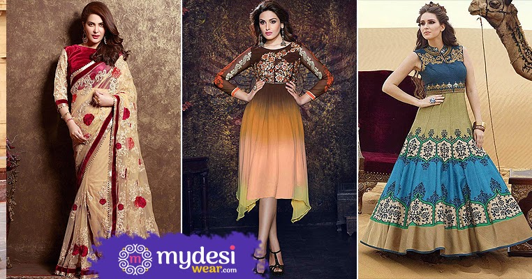 Indian traditional dresses for Diwali celebration