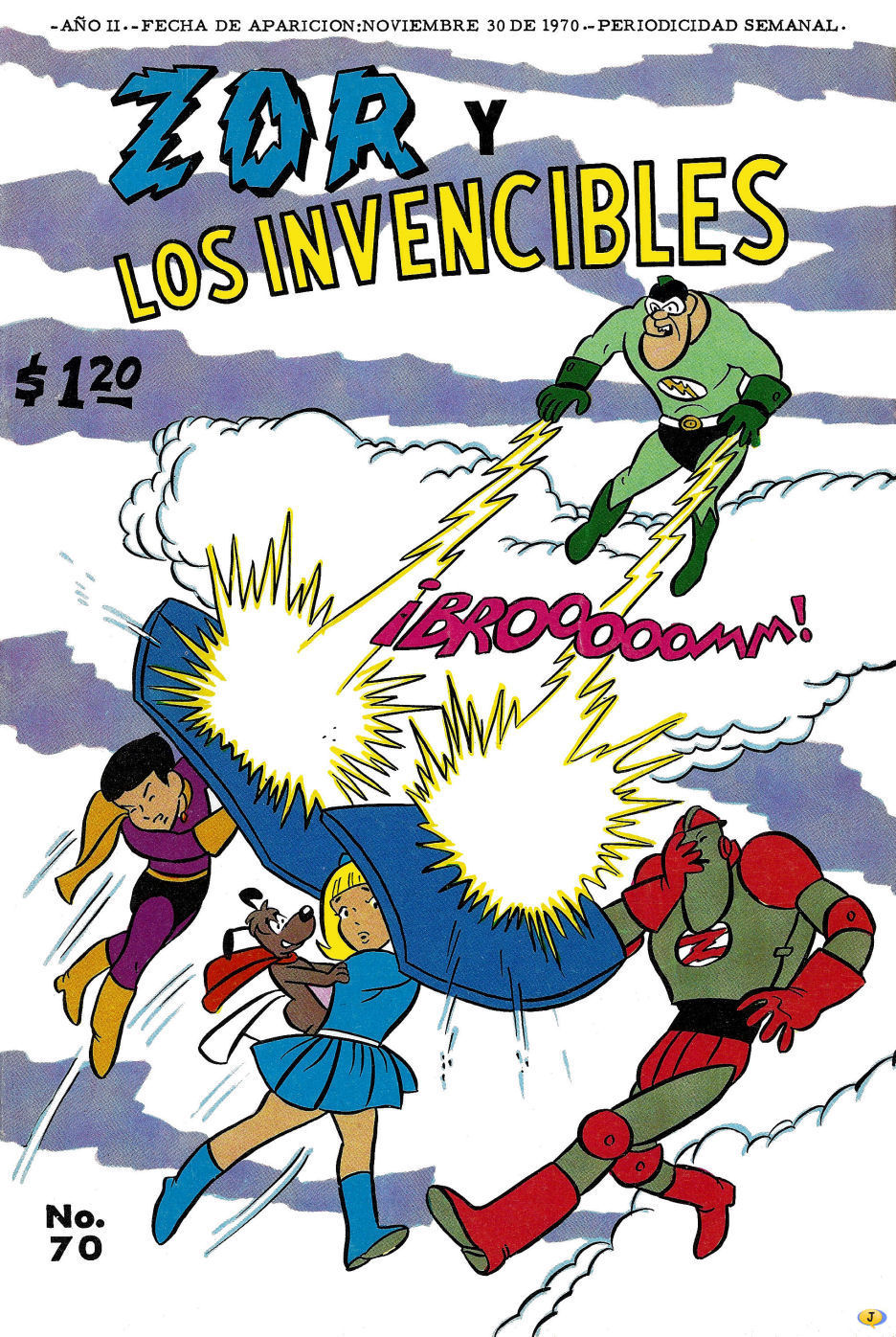 Mexico Comic Sonrisas: Zor y los invencibles (66 al 70) Editormex