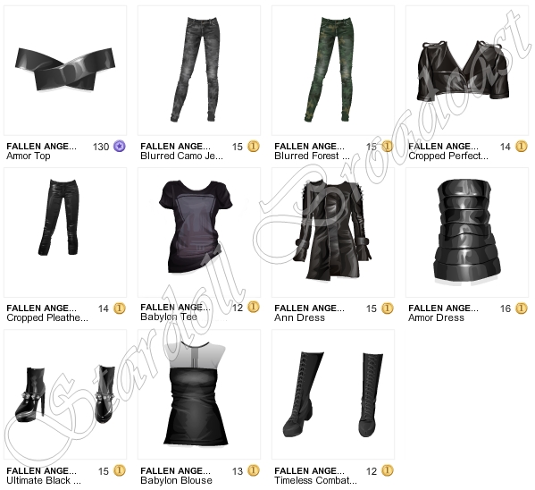 Stardoll Broadcast: Fallen Angel New Collection