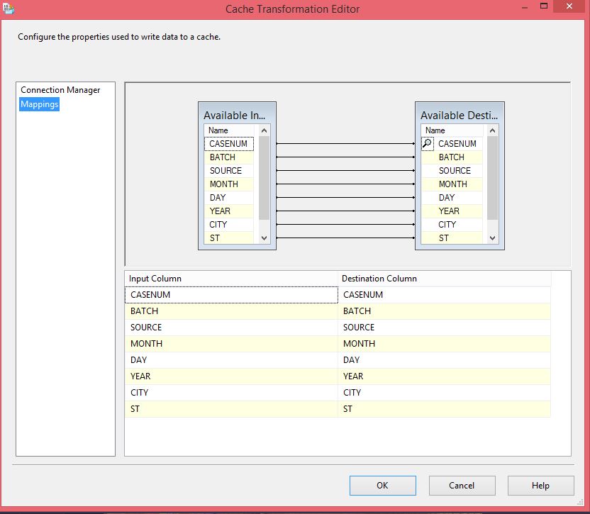 Simply SSIS: How to use a Cache Transform with Excel/CSV Source File