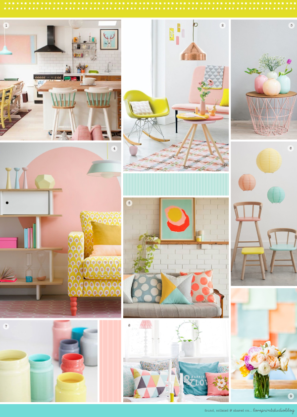 Fresh spring interiors... | love print studio blog
