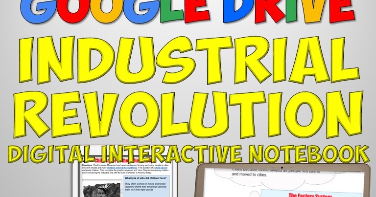 Students of History: Industrial Revolution Digital Interactive Notebook ...
