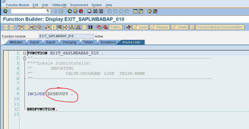 SAP TECH: Menu Exits