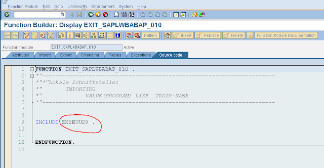 SAP TECH: Menu Exits